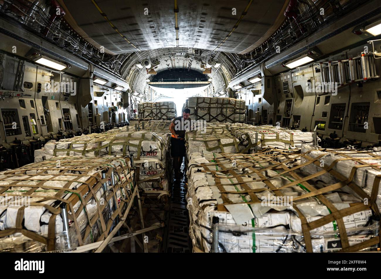 U.S. military personnel assigned to United States Central Command load ...