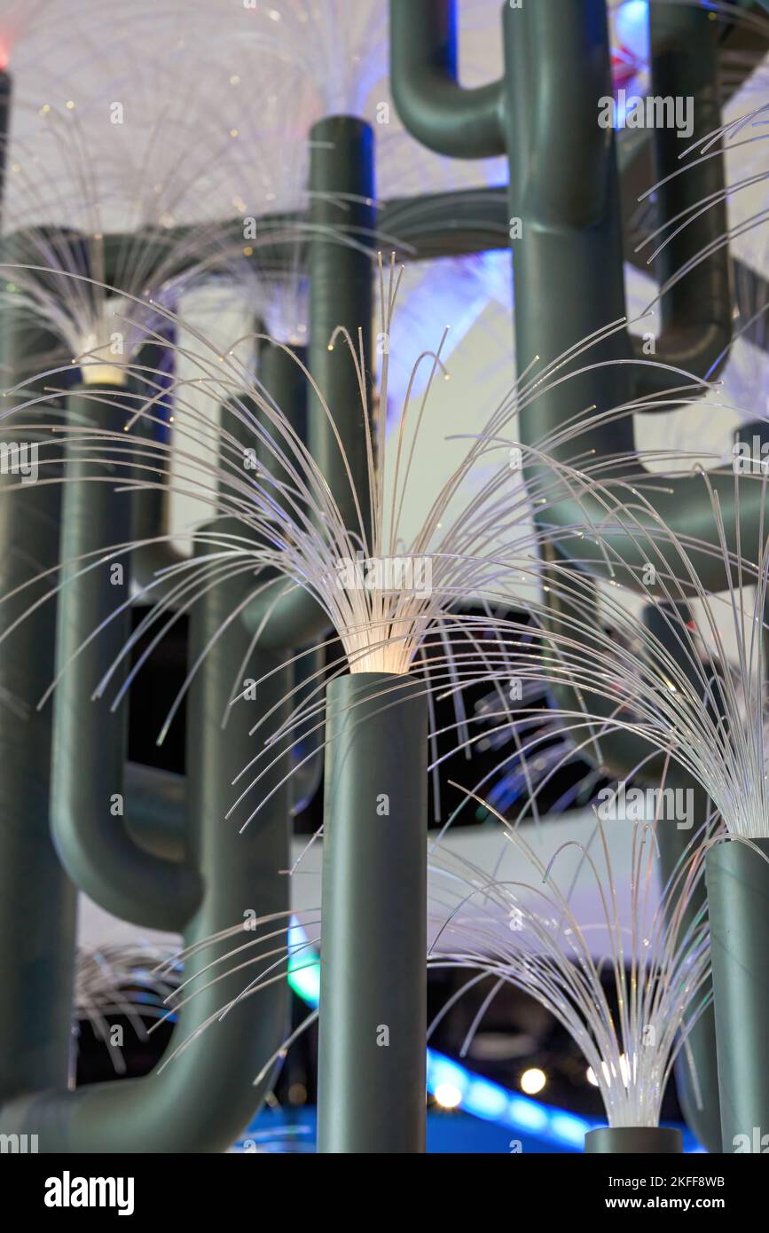 Conductive fiber model for teaching Stock Photo - Alamy