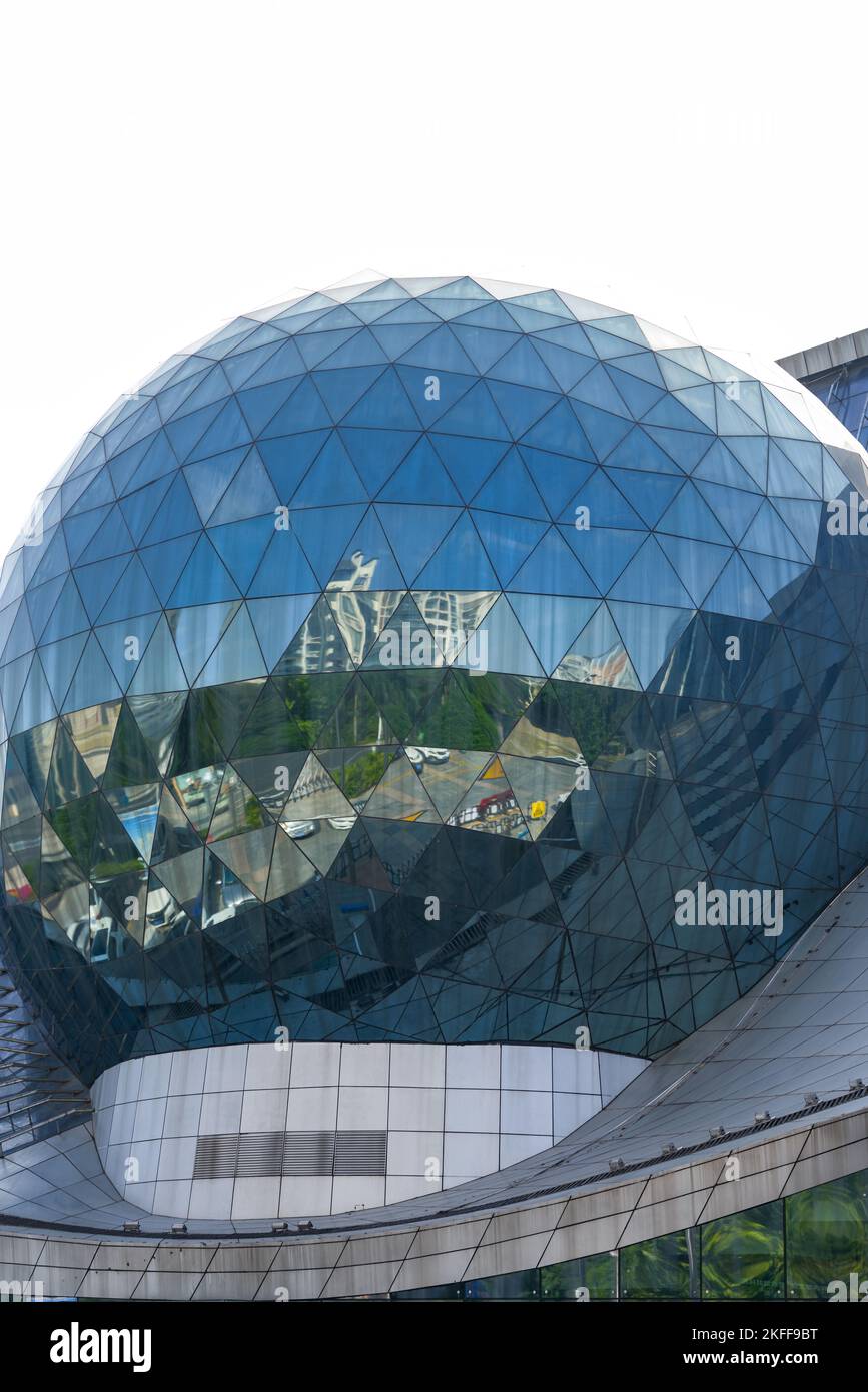 Partial close-up of Modern Architecture Science and Technology Museum ...