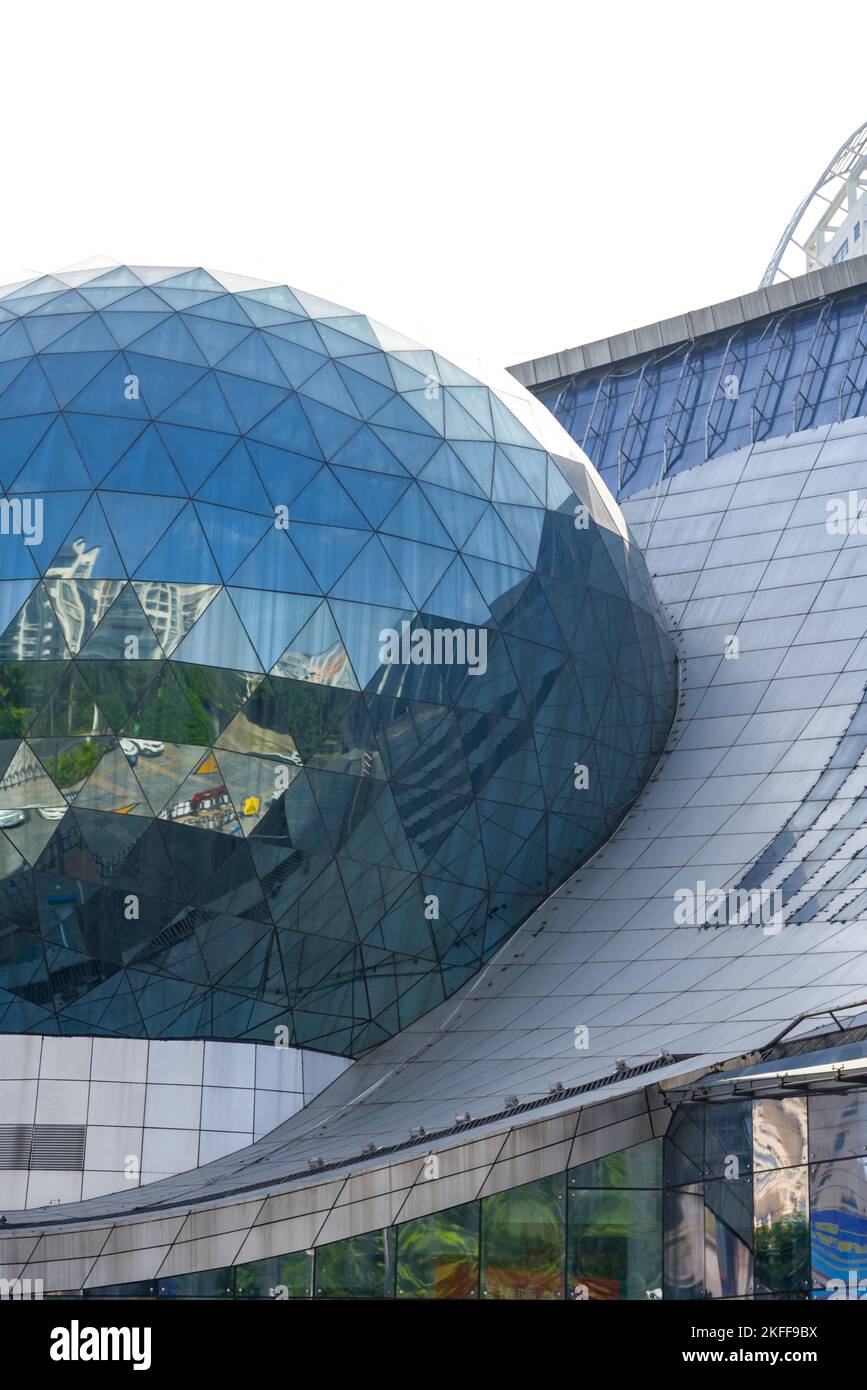 Partial close-up of Modern Architecture Science and Technology Museum ...