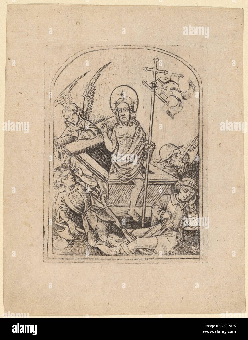 Black jesus and disciples resurrection hi-res stock photography and ...