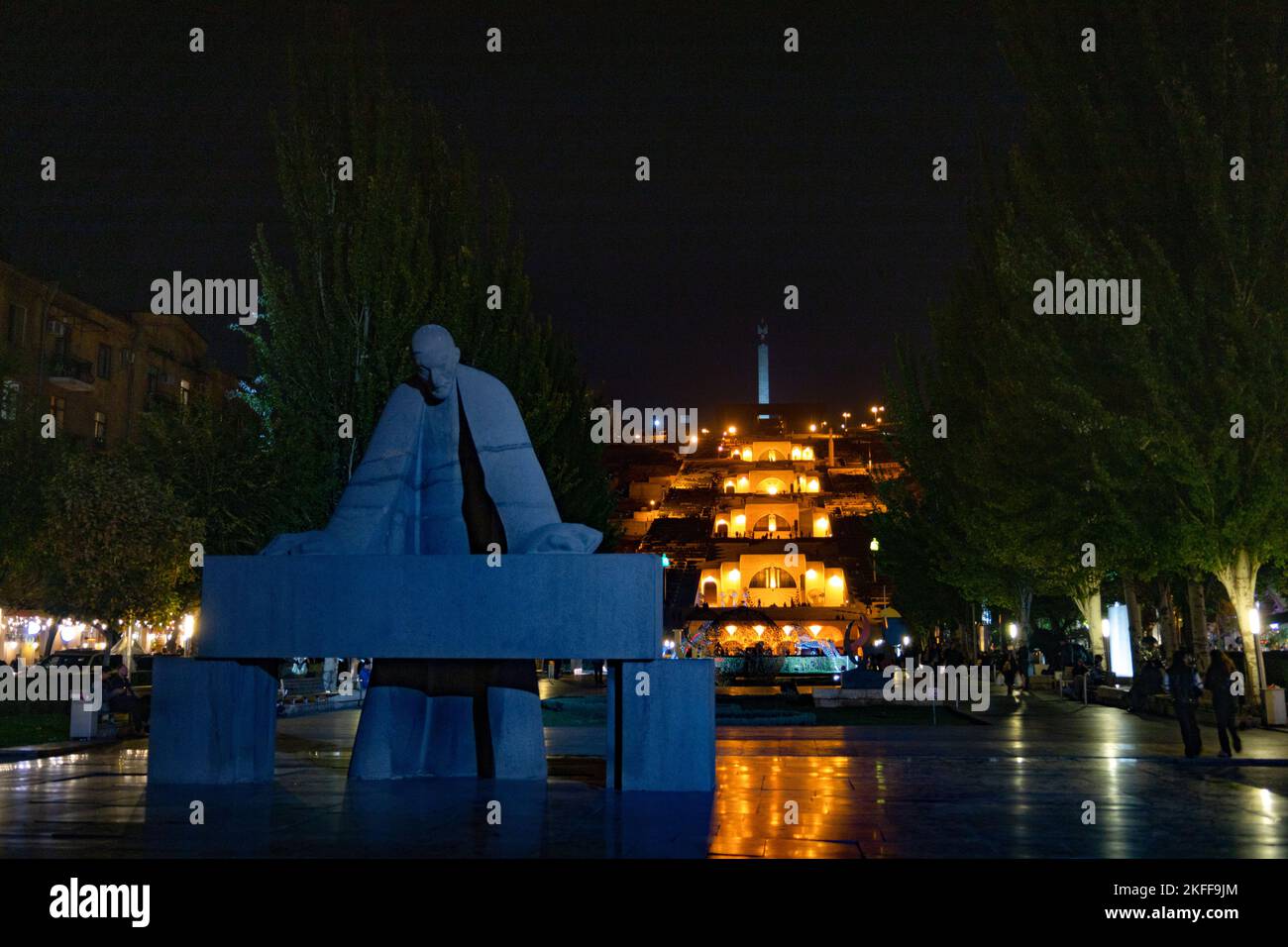 Illuminated cascade hi-res stock photography and images - Alamy