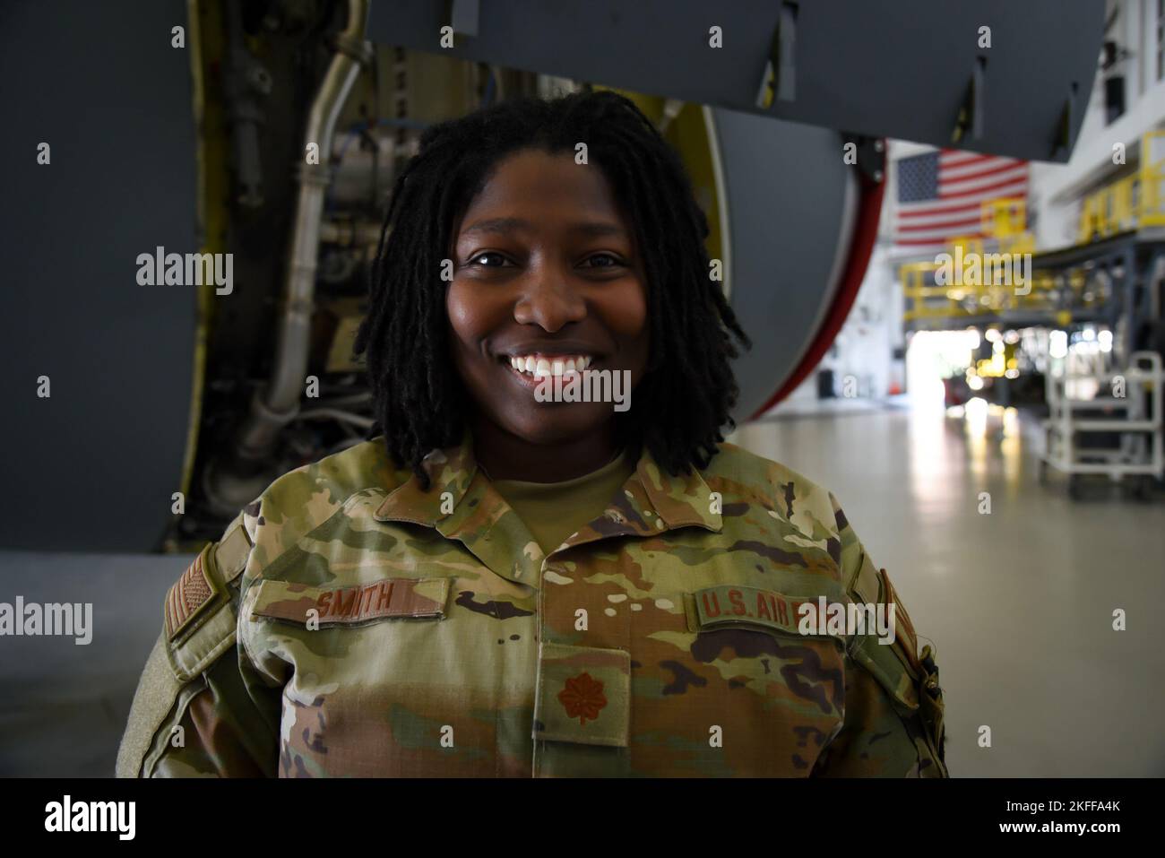 Maj. Kamisha Smith becomes the 117th Maintenance Squadron Commander at Sumpter Smith Joint ...
