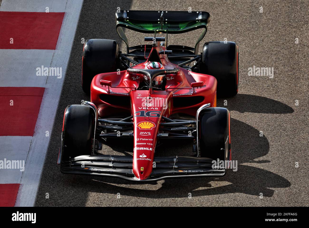 Charles Leclerc (MON) Ferrari F1-75. Abu Dhabi Grand Prix, Friday 18th ...
