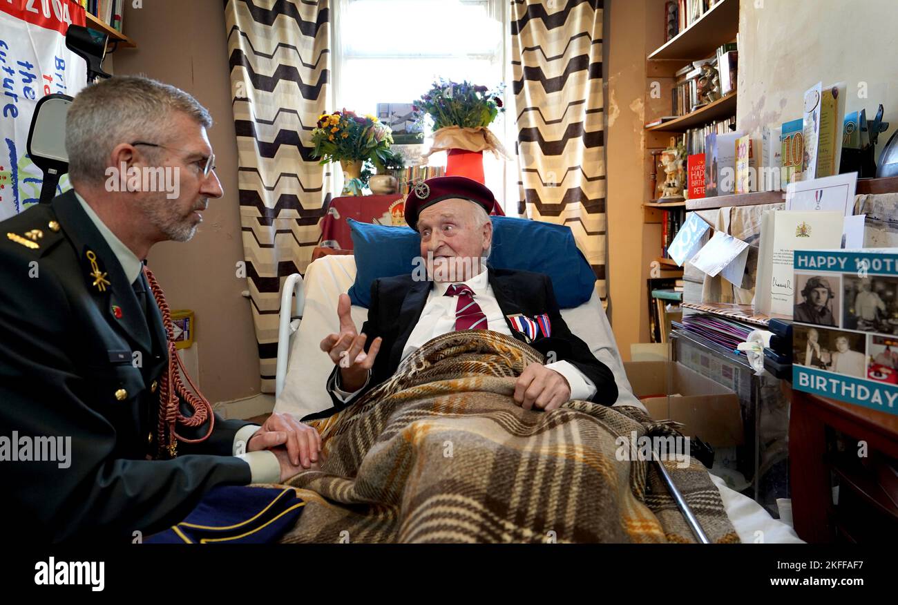 Peter Colthup, a WWII veteran with the Glider Pilot Regiment who ...
