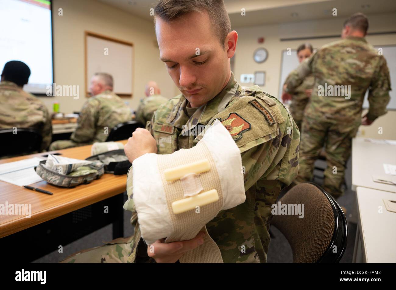 Staff Sgt. Kevin Manley, 66th Force Support Squadron ceremonial ...