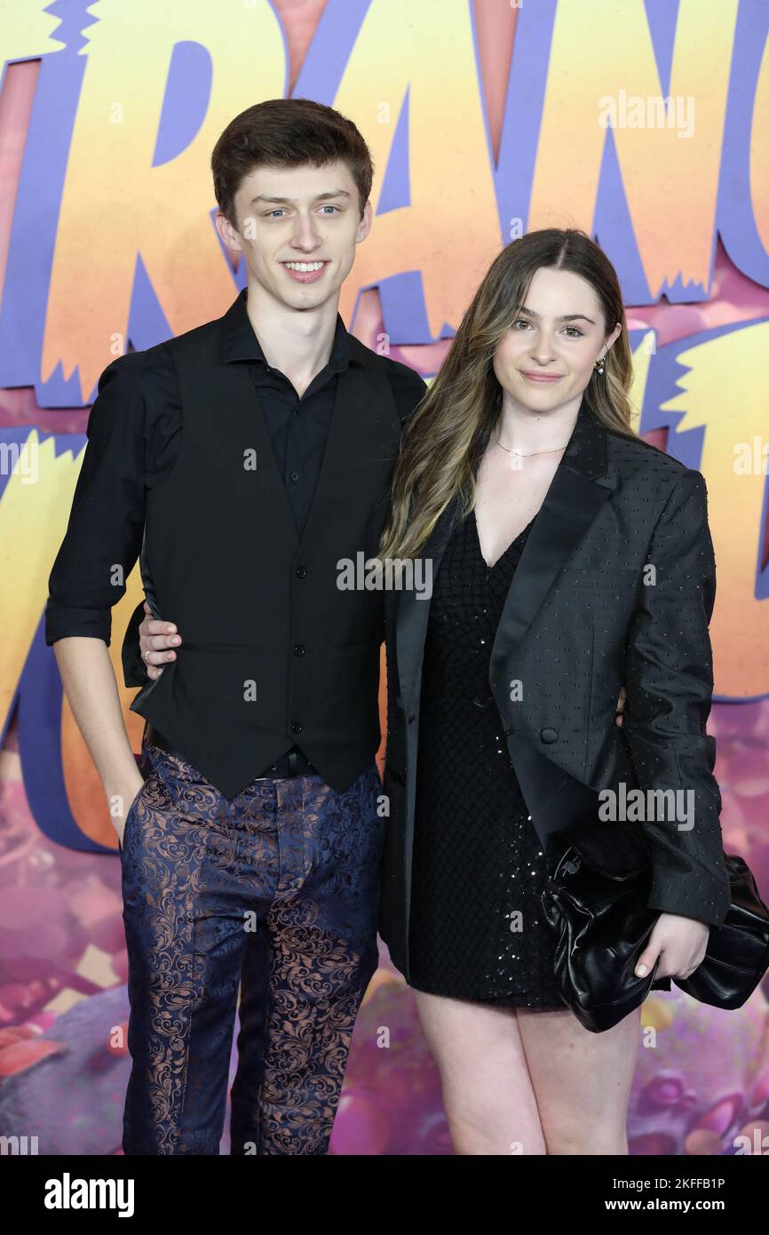 Henry Calvert attends the UK Premiere of "Strange World" at Cineworld ...