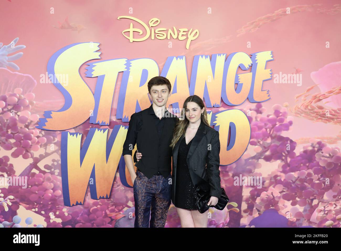 Henry Calvert attends the UK Premiere of "Strange World" at Cineworld ...