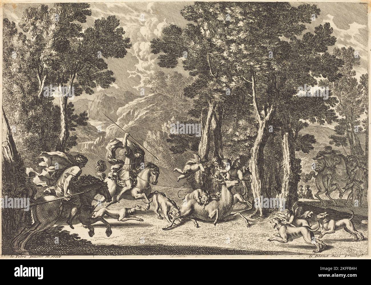 Horseback stag hunt hi-res stock photography and images - Alamy