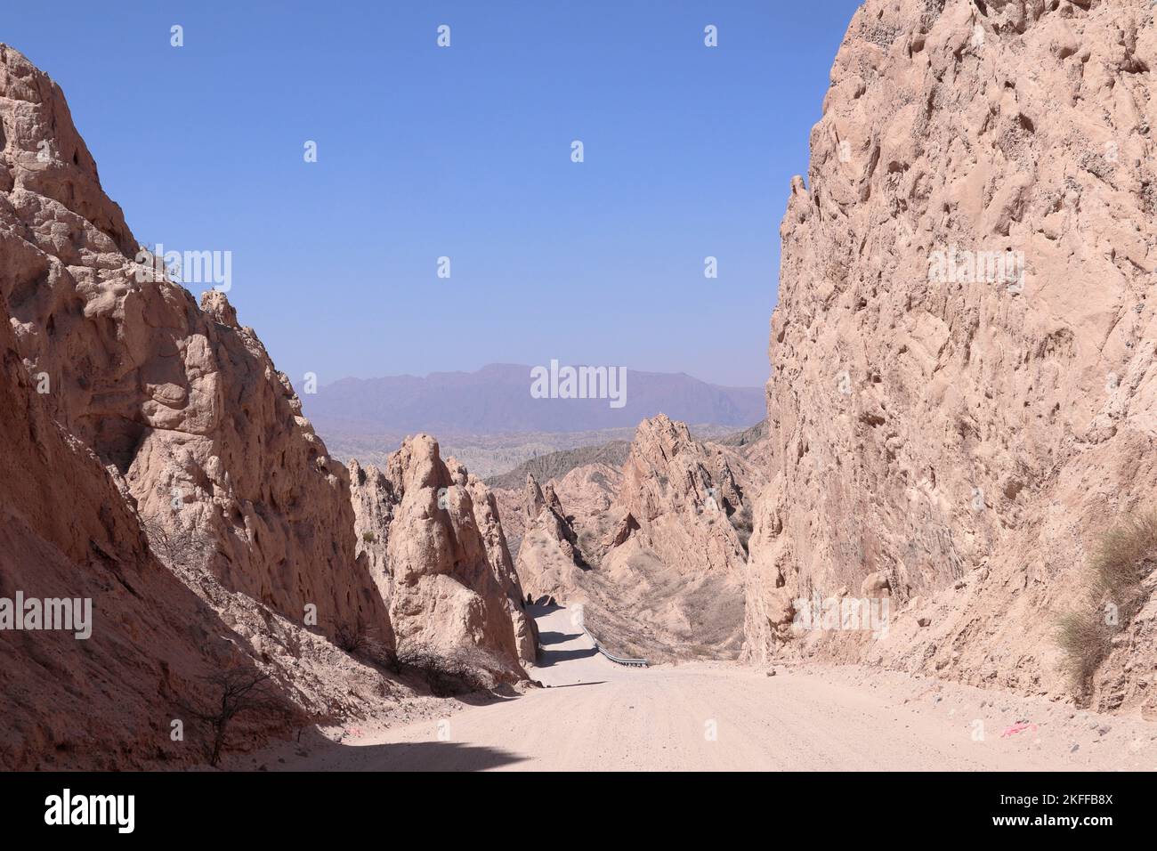 Famous and mythical route 40 in Argentina in one of its most dangerous ...