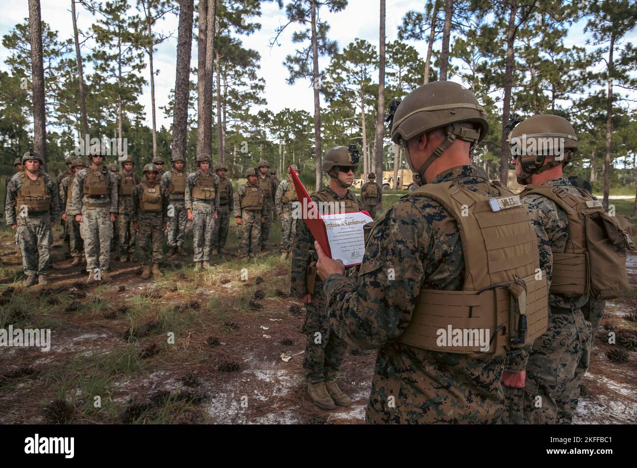 U.S. Marine Corps Staff Sgt. Alexander Aymond, an infantry unit leader ...