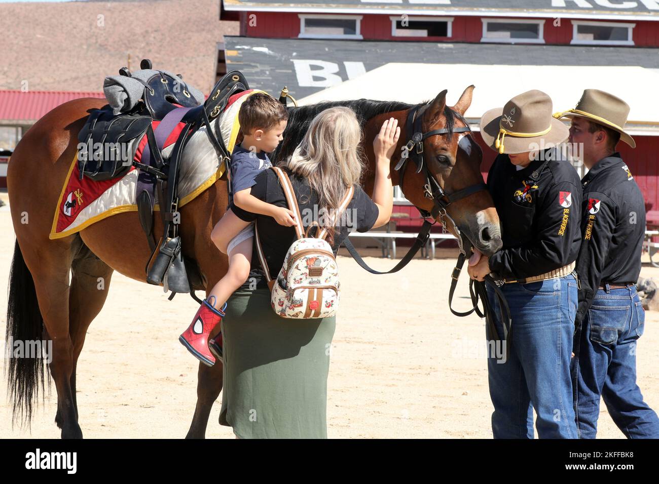 U.S. Army Soldiers from the Horse Detachment, Regimental Support ...