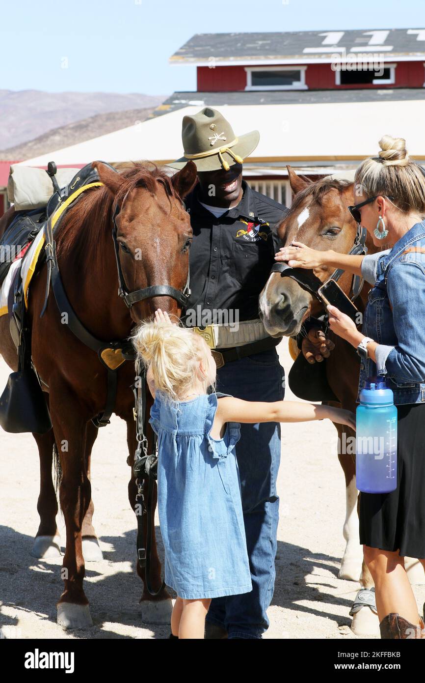 U.S. Army Trooper from the Horse Detachment, Regimental Support ...