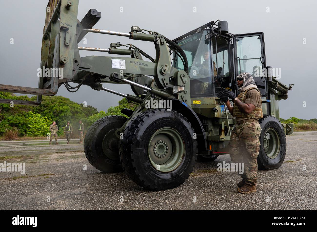 U.S. Air Force Senior Airman Eric Davis, 36th Contingency Response ...