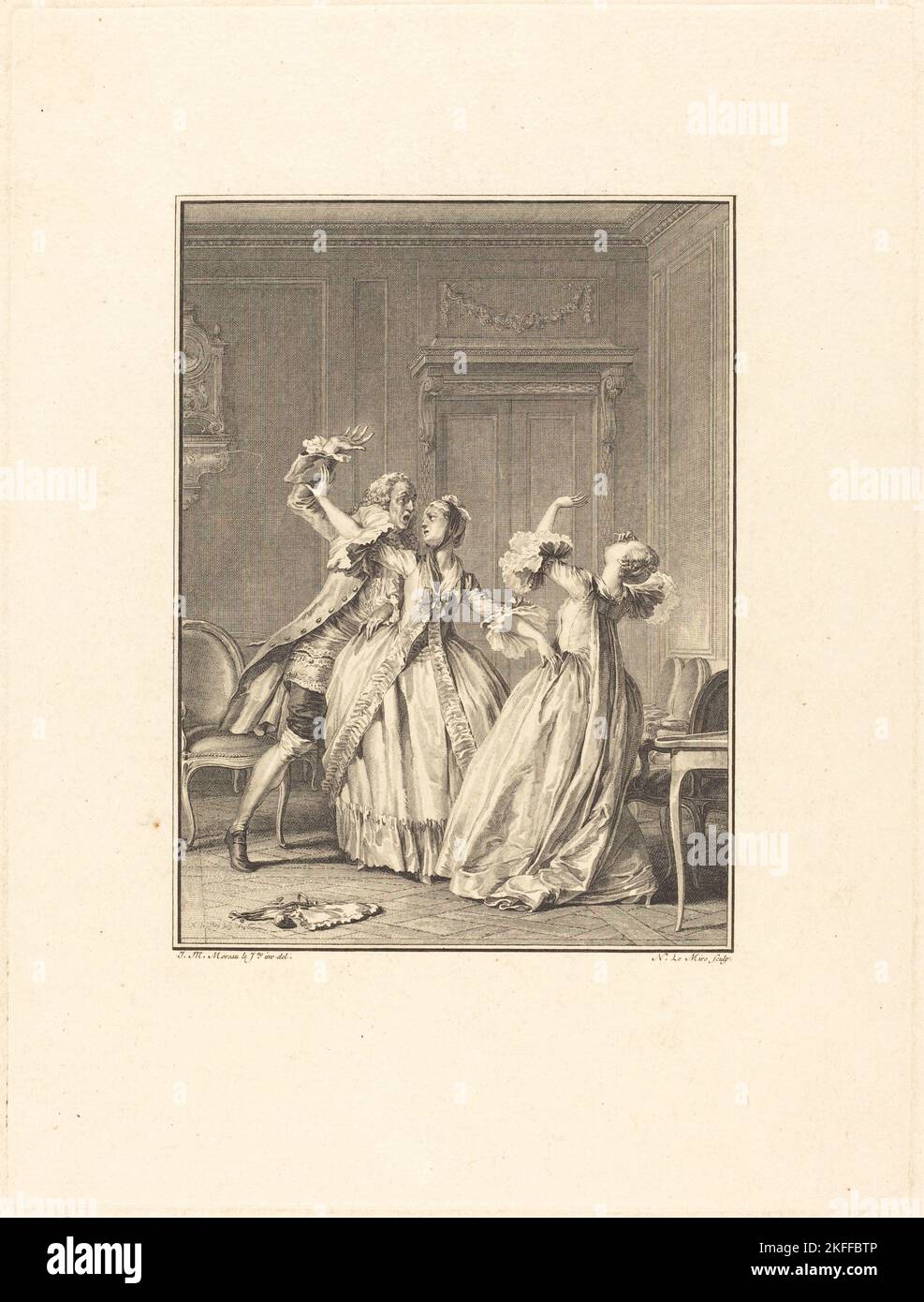 Le Soufflet, 1774 Stock Photo - Alamy