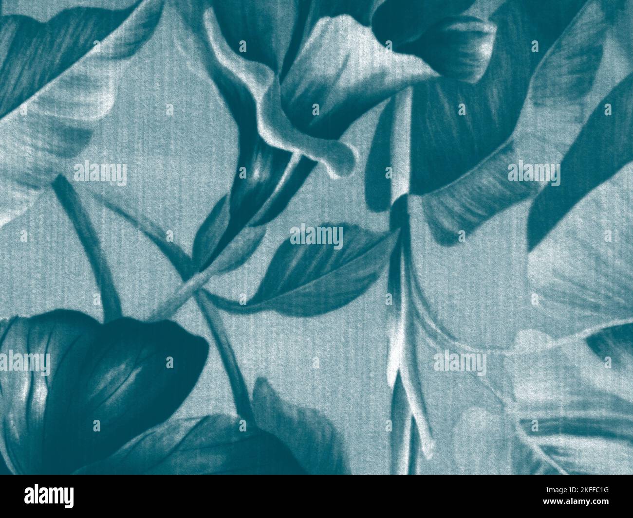 Abstract dark green background with flowers Stock Photo - Alamy