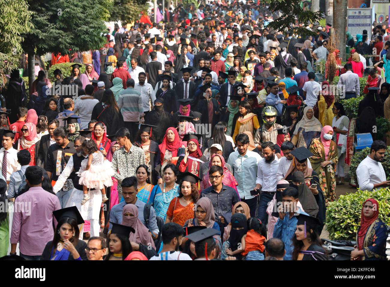 Dhaka, Bangladesh - November 18, 2022: Student’s preparation for the ...