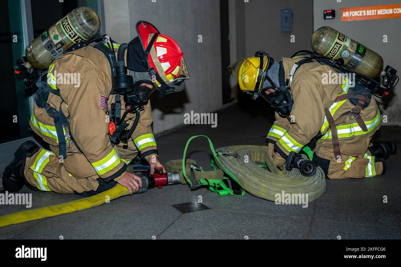 U.S. Air Force Airman 1st Class Joey Vue and U.S. Air Force Staff Sgt ...