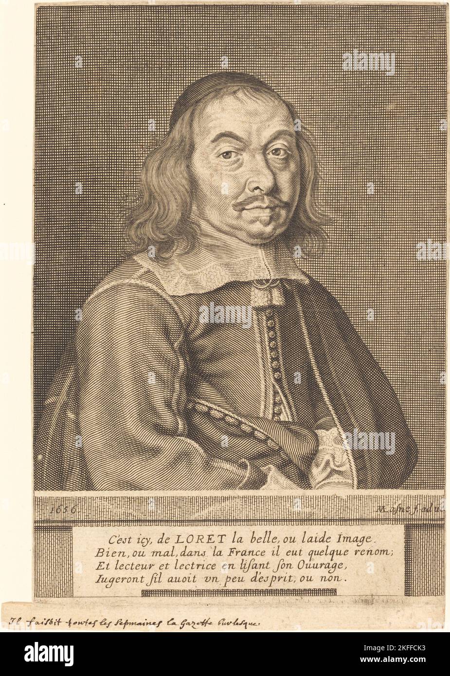 Jean Loret, 1656 Stock Photo - Alamy