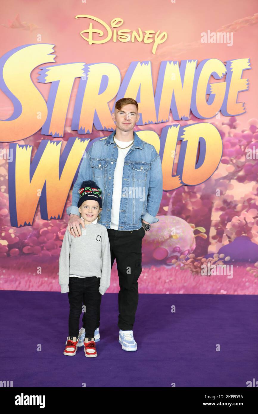 Jack Keating attends the UK Premiere of "Strange World" at Cineworld ...