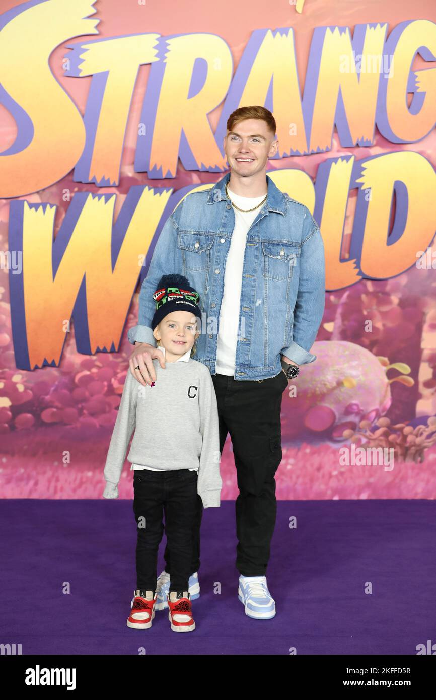 Jack Keating attends the UK Premiere of "Strange World" at Cineworld ...