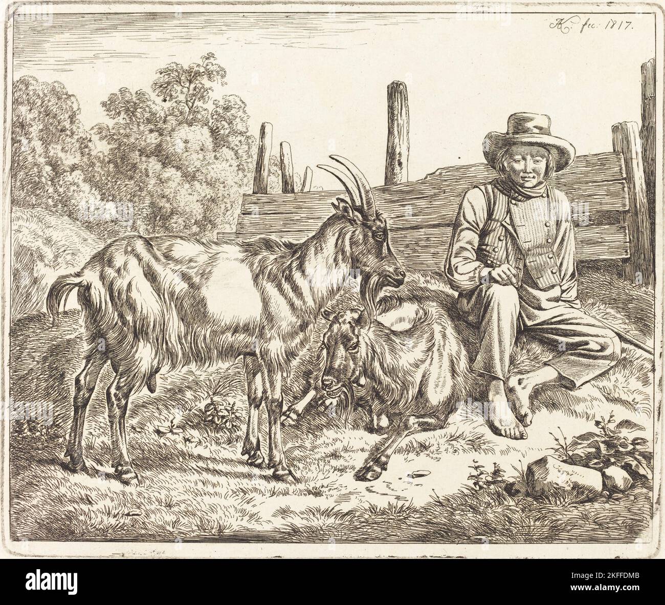 Shepherd boy illustration hi-res stock photography and images - Alamy