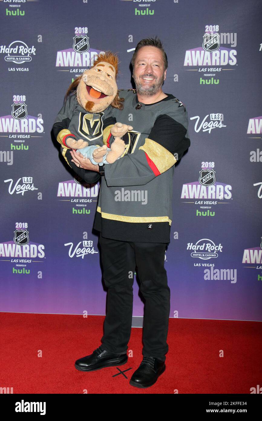 Terry Fator attending the 2018 NHL Awards at the Hard Rock Hotel ...