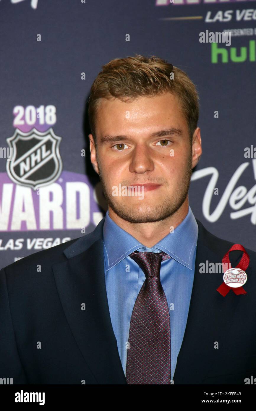 Aleksander Barkov attending the 2018 NHL Awards at the Hard Rock Hotel ...