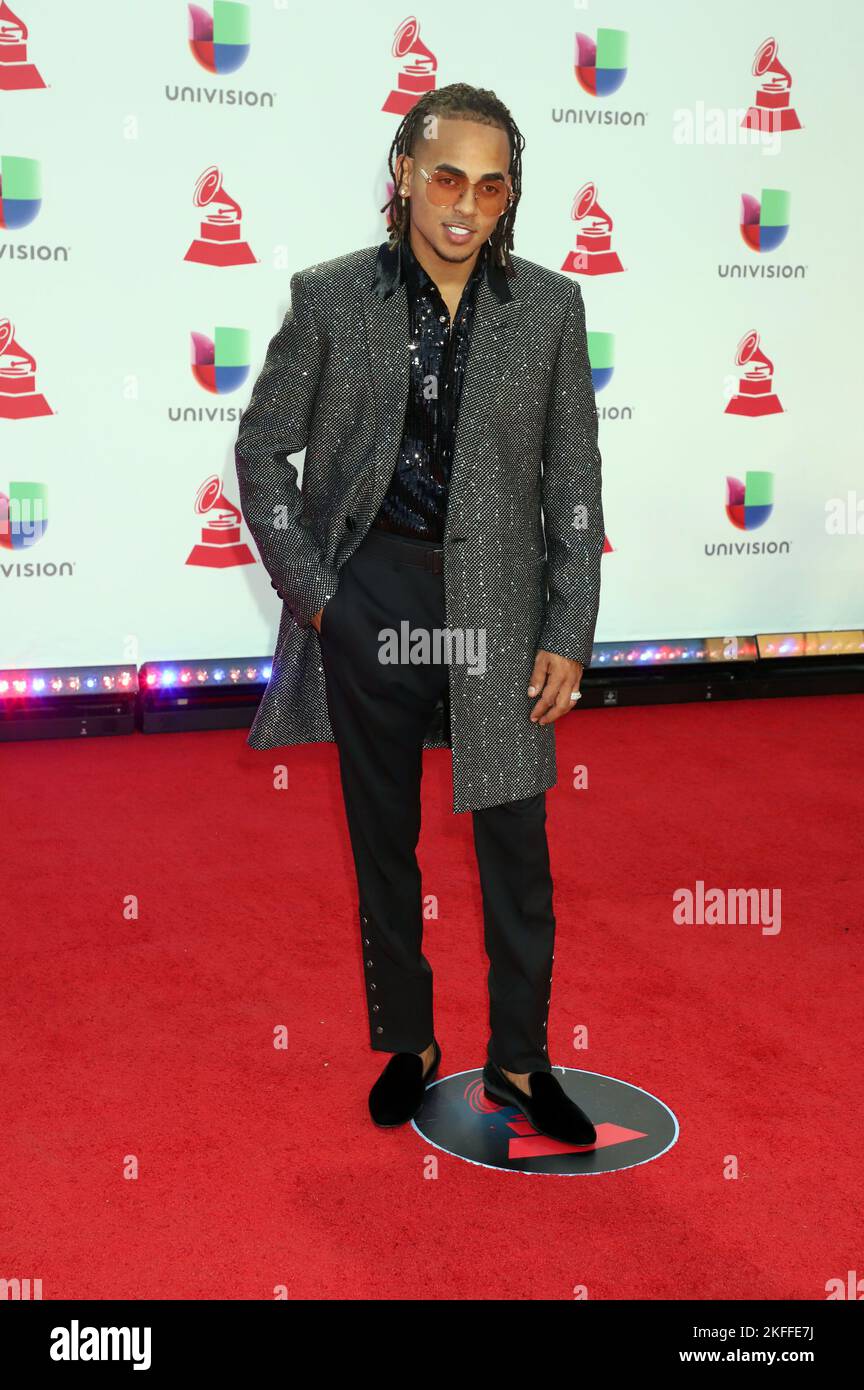 Uzuna attending the 19th Annual Latin Grammy Awards 2018, MGM Grand ...