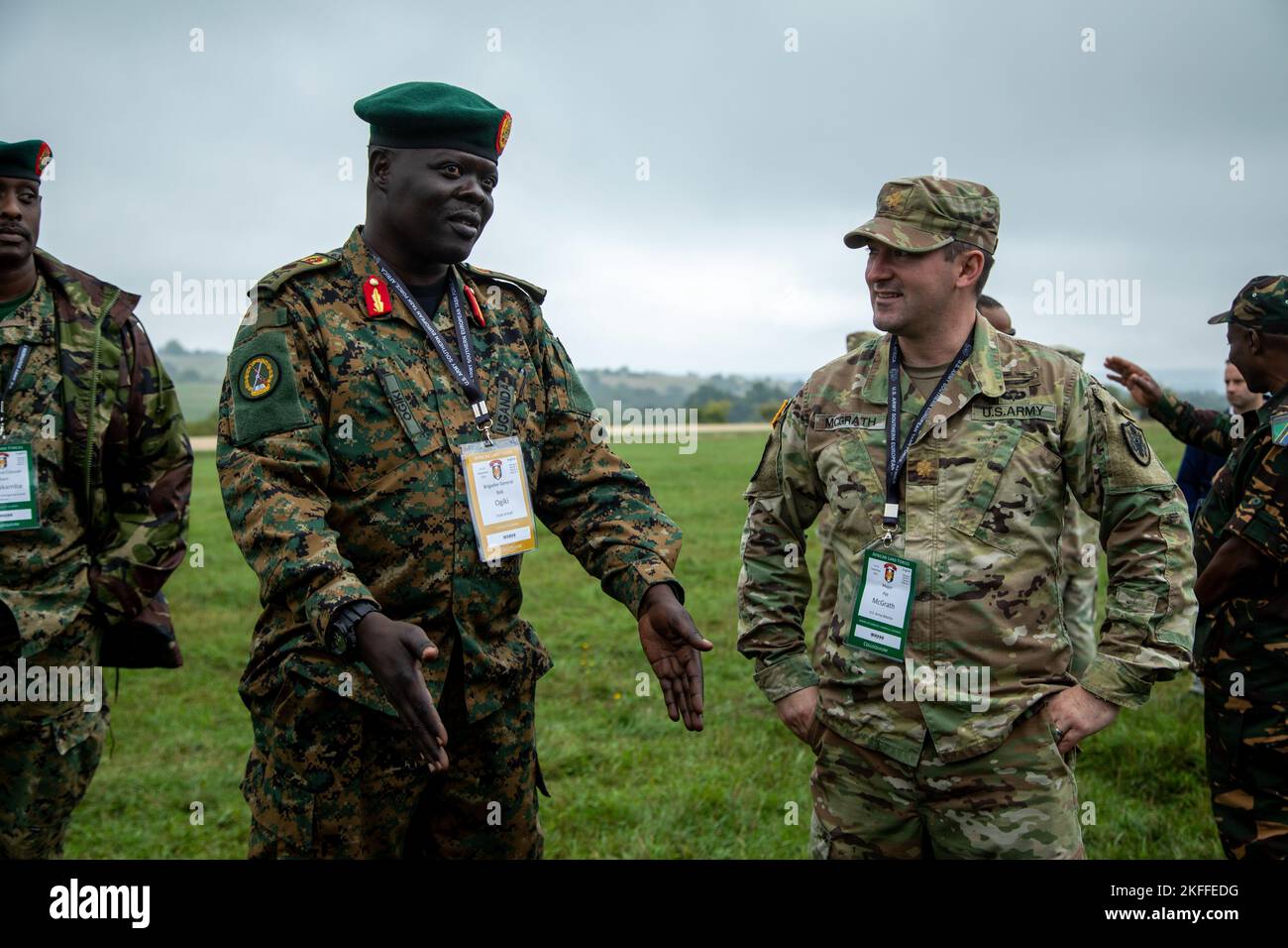Brigadier General Bob Paciesky Ogiki Chief of Staff Land Forces Uganda ...