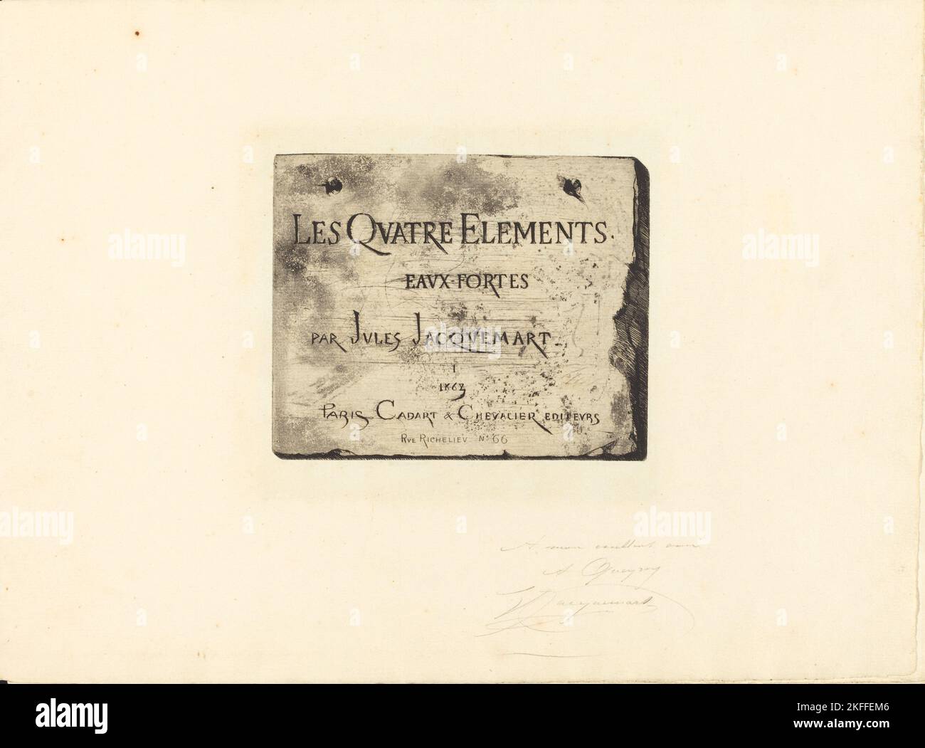 Engraved allegorical title page hi-res stock photography and images - Alamy