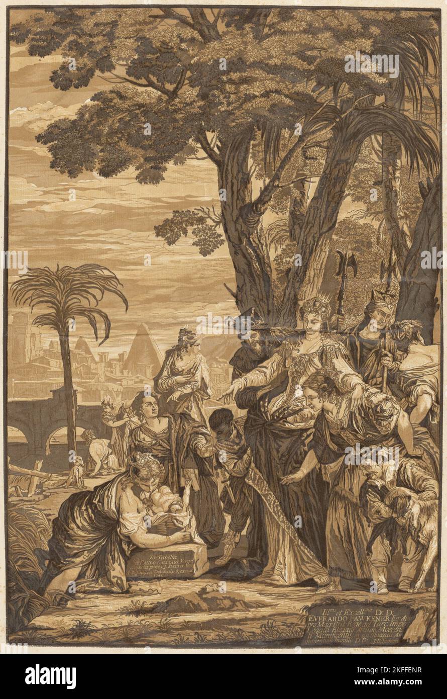 The Finding of Moses, 1741 Stock Photo - Alamy