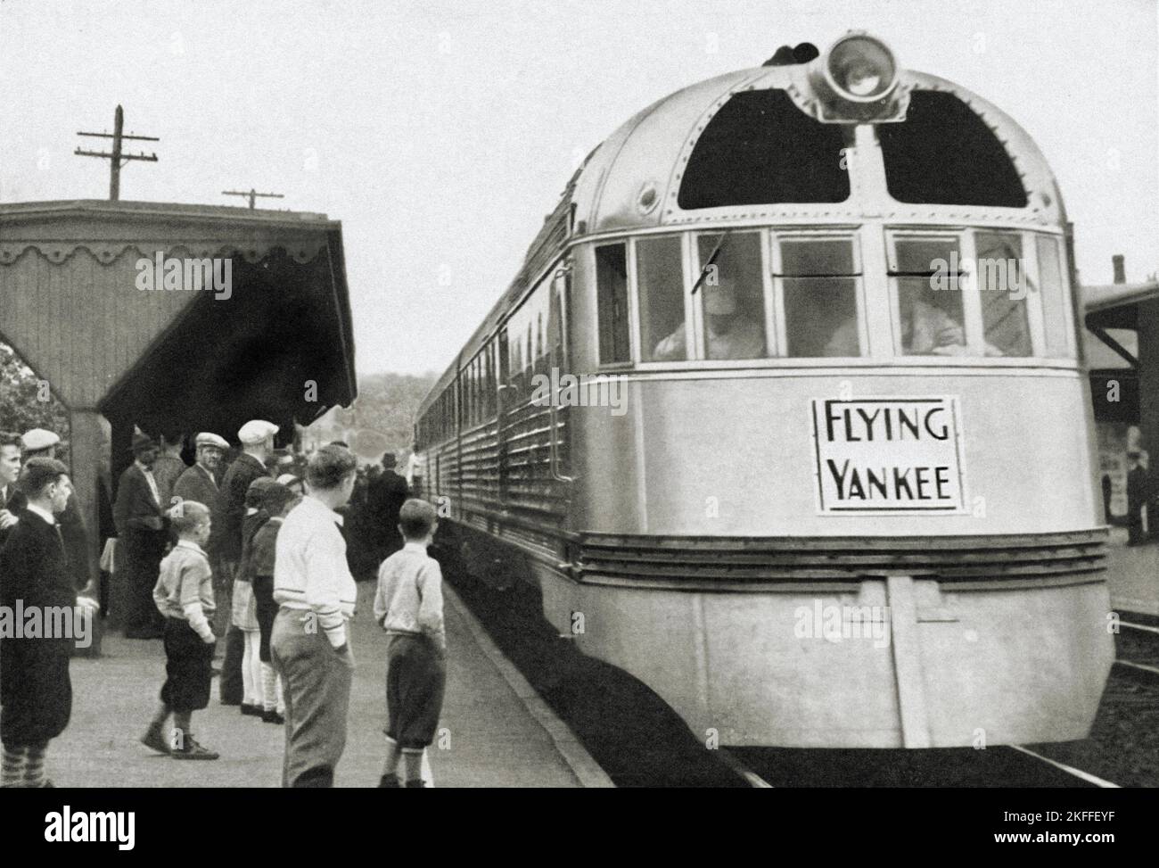 February 1938 advertisement for electric trains by General Electric ...