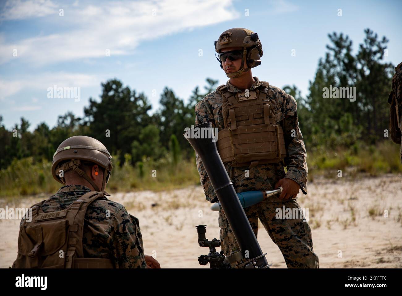 U.S. Marines with 1st Battalion 6th Marine Regiment, 2d Marine Division ...