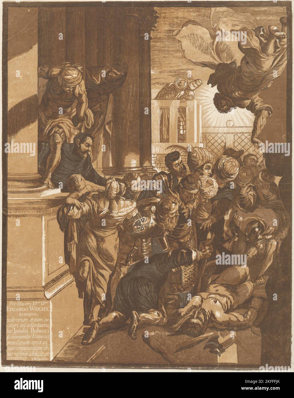 The Miracle of Saint Mark (left side), c. 1740 Stock Photo - Alamy