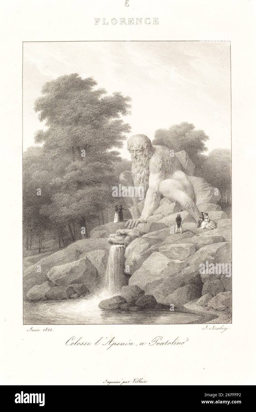 Tuscany apennine colossus statue hi-res stock photography and images ...