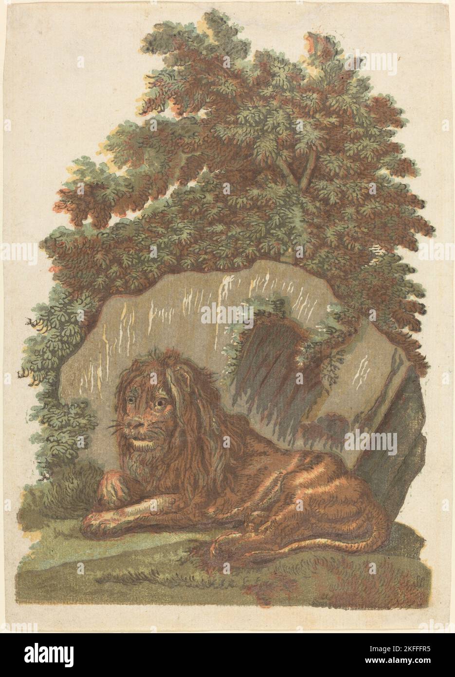The Lion, 1754 Stock Photo - Alamy