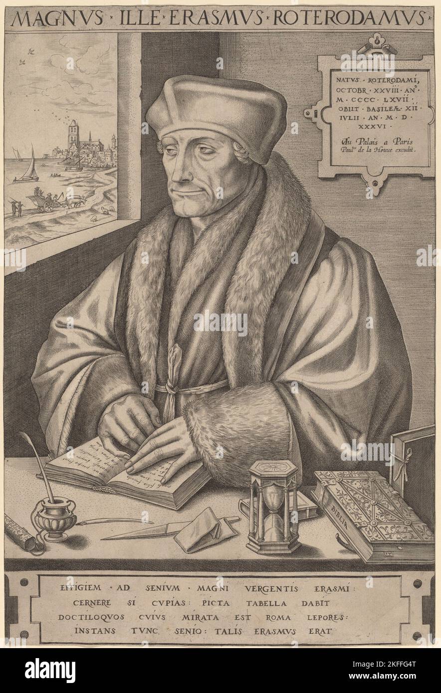 Erasmus of Rotterdam Stock Photo - Alamy