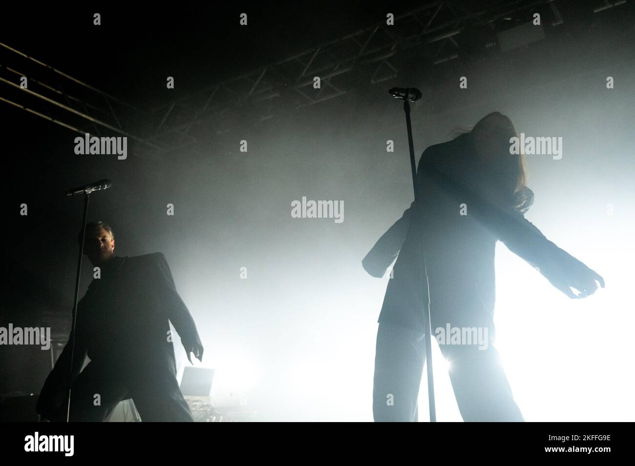 Leeds, UK. 17th Nov, 2022. Confidence Man perform at Stylus, Leeds, UK ...