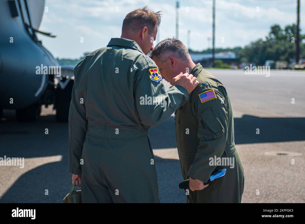 U.S. Air Force Maj. Gen. Corey J. Martin, 18th Air Force commander ...