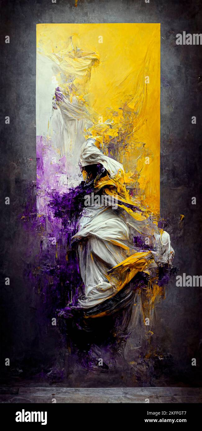 Painting abstract figure hi-res stock photography and images - Alamy