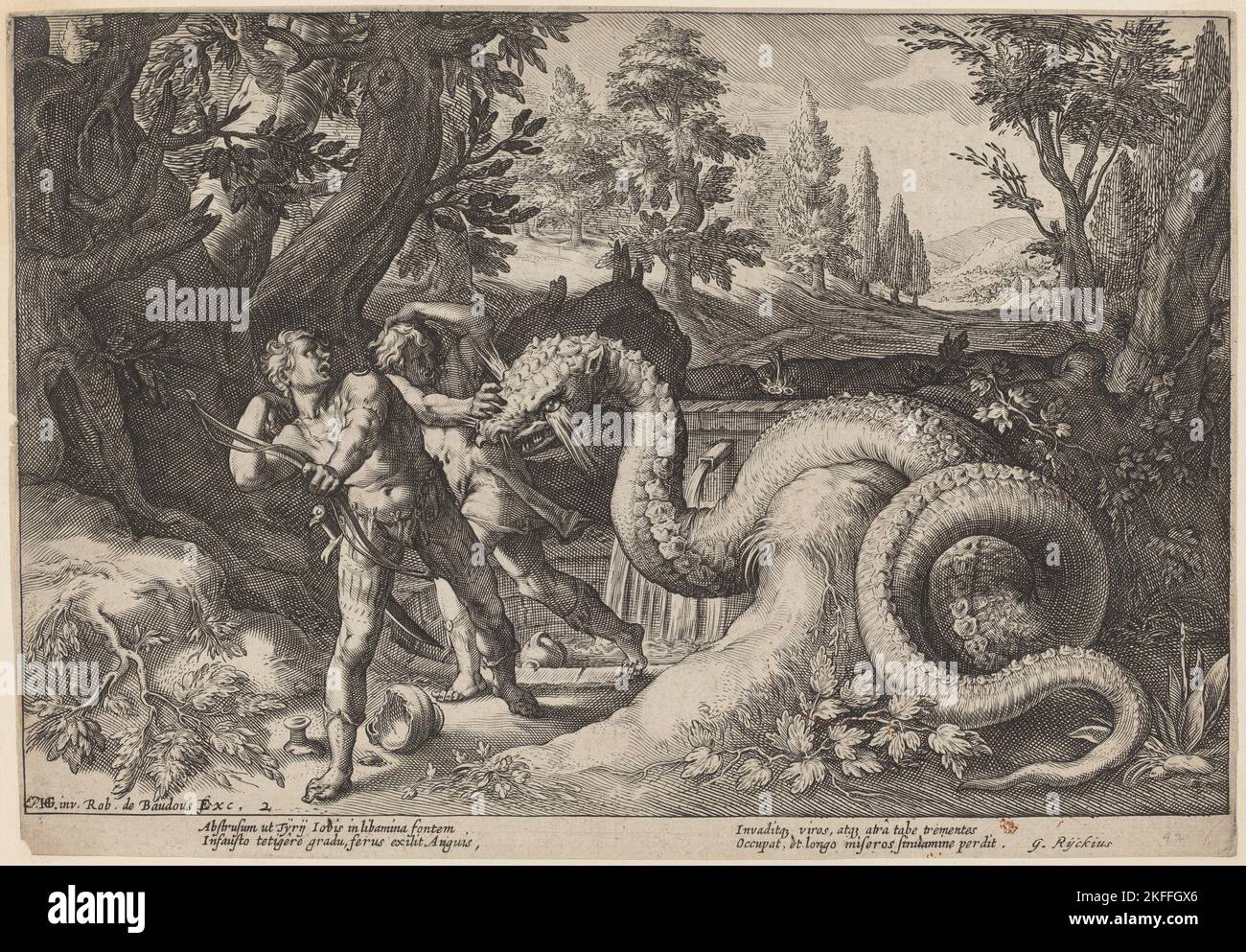 The Dragon Devouring the Companions of Cadmus, c. 1615 Stock Photo - Alamy