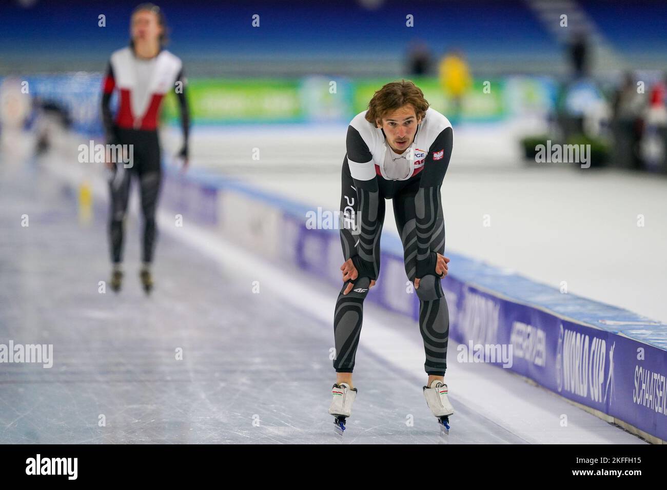 HEERENVEEN, NETHERLANDS - NOVEMBER 18: Marek Kania of Poland after ...