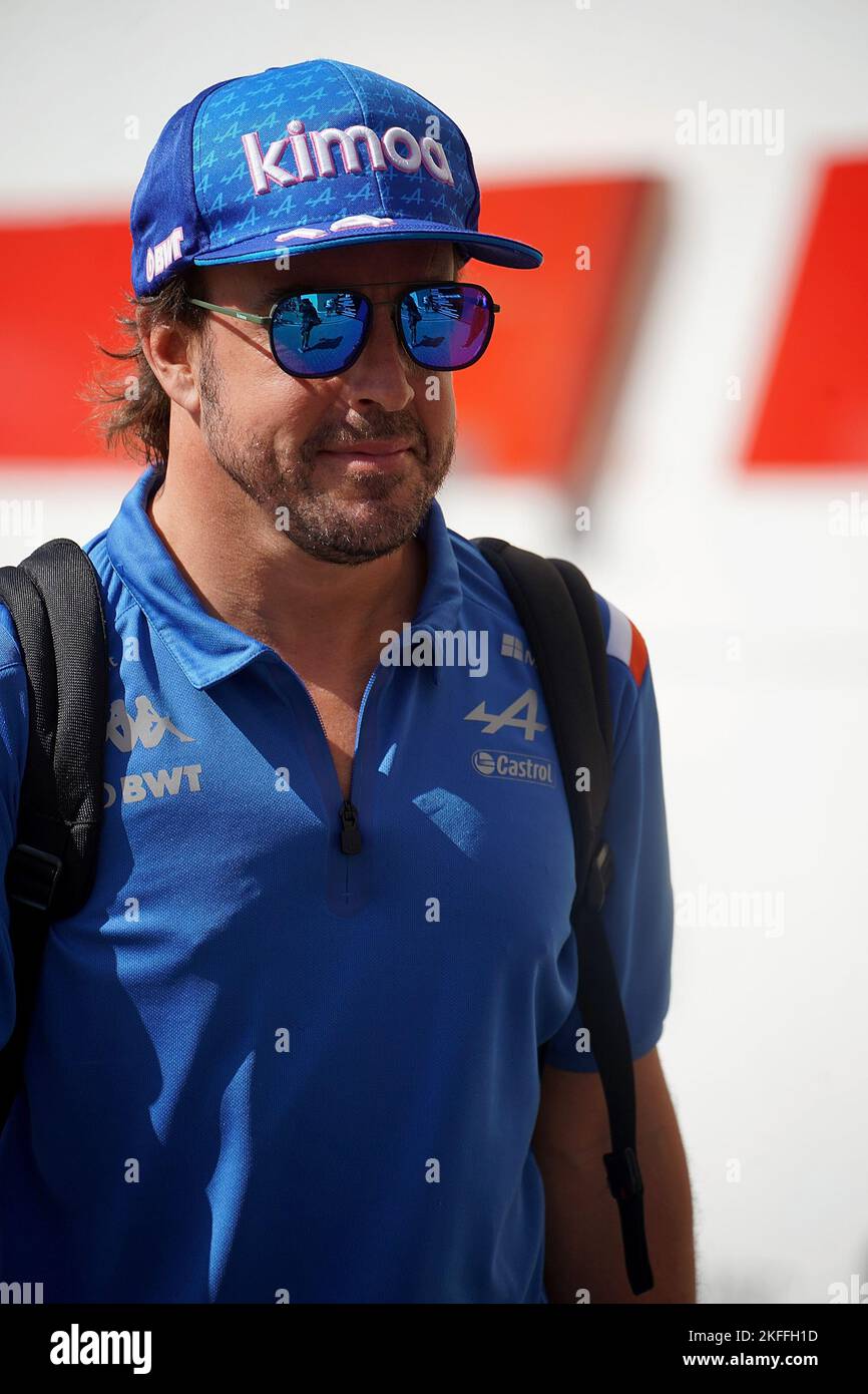 Abu Dhabi, United Arab Emirates. 18th Nov, 2022. Motorsport: Formula 1 ...