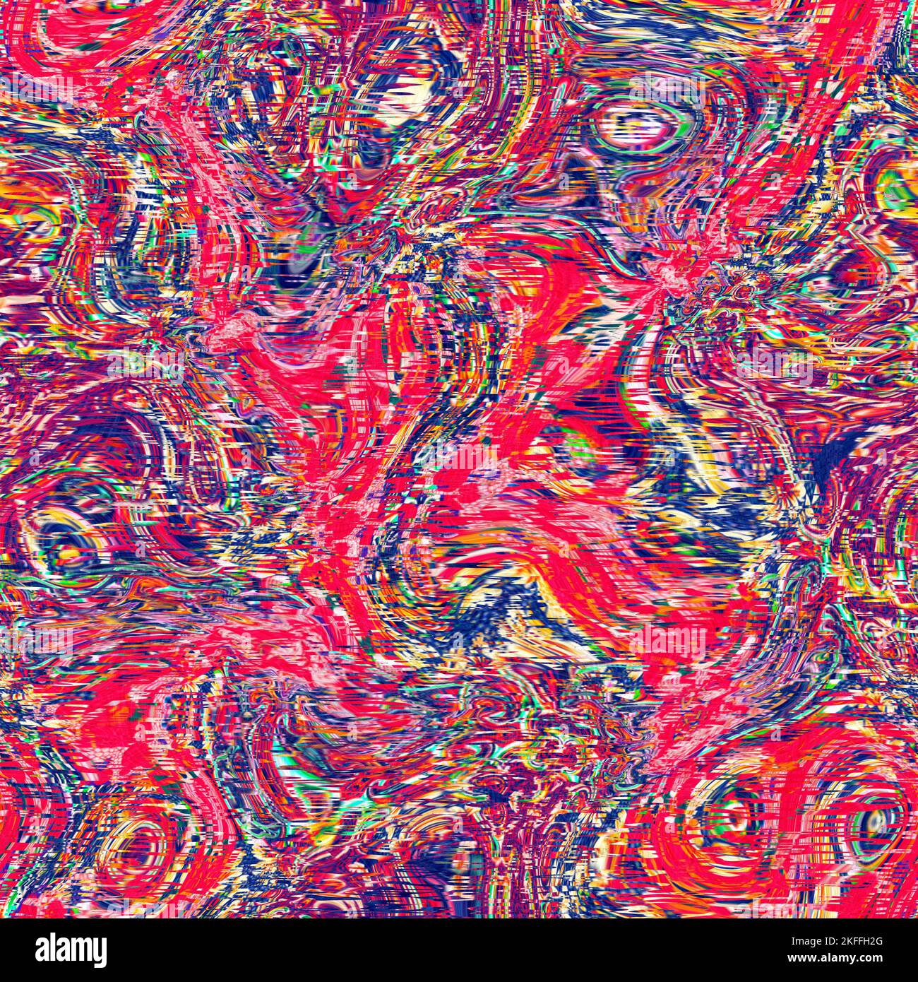 Vibrant pink distortion pattern. Bright colorful kitsch wallpaper for ...