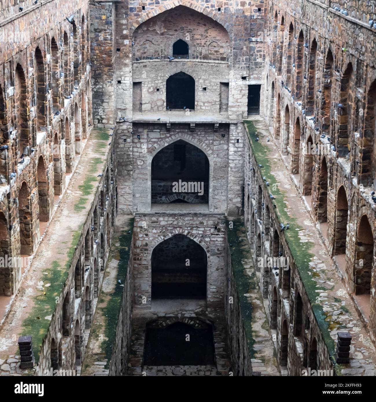 Agrasen Ki Baoli (Step Well) situated in the middle of Connaught placed ...