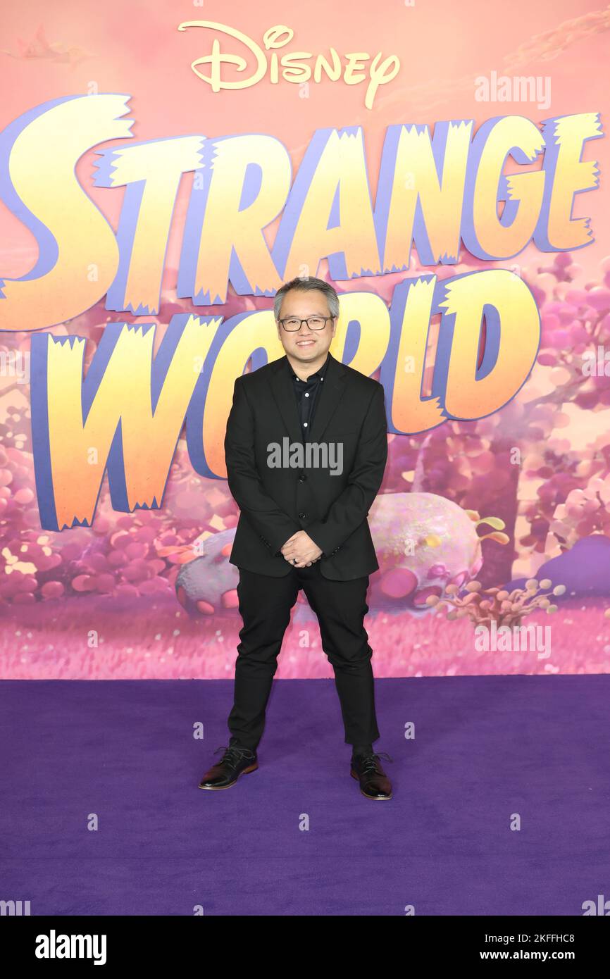 Qui Nguyen attends the UK Premiere of "Strange World" at Cineworld ...