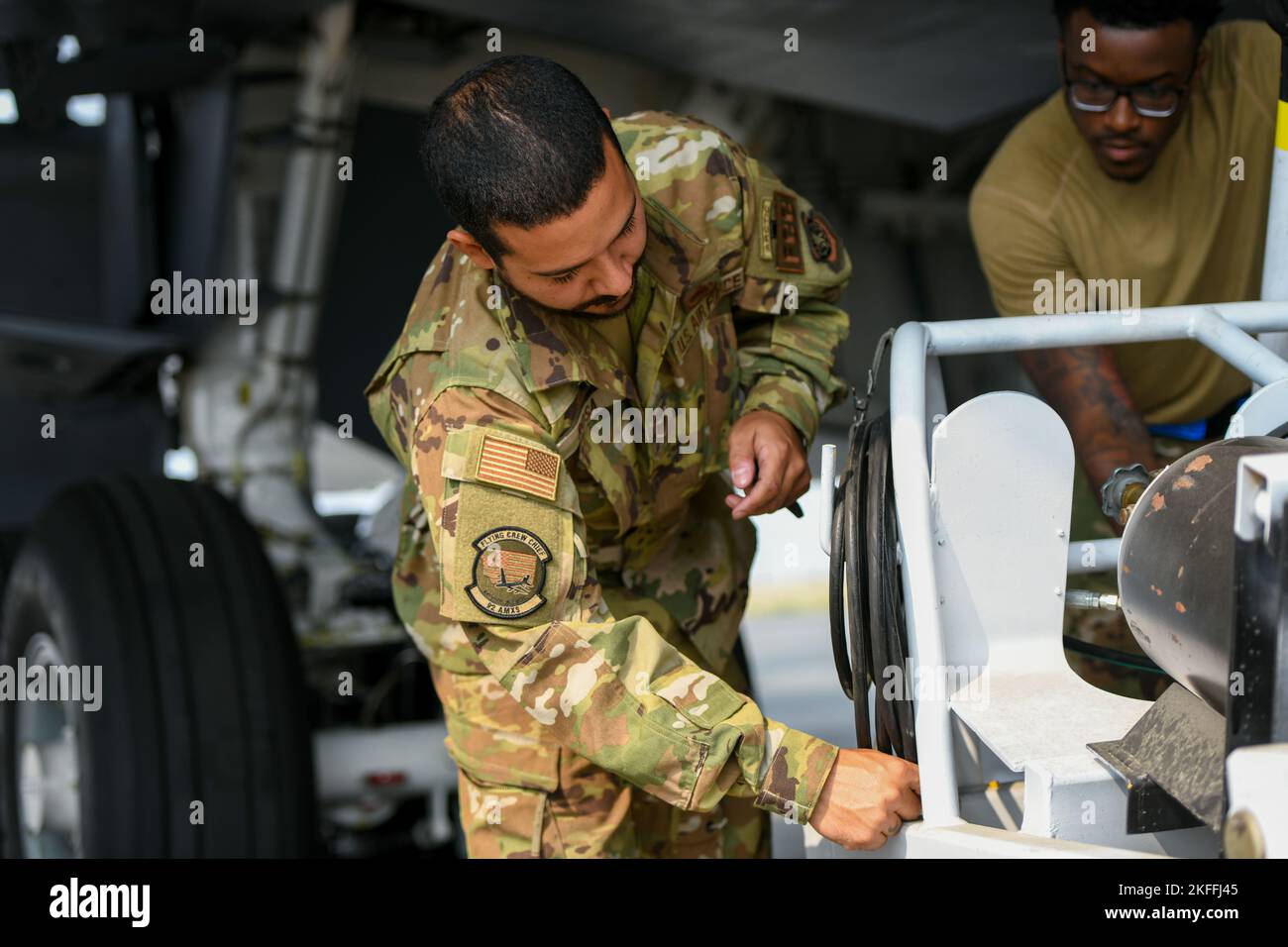 U.S. Air Force Staff Sgt. Nicholas Rosa, 92nd Aircraft Maintenance ...