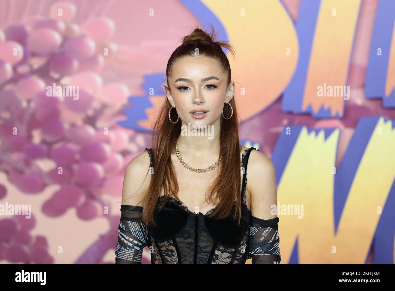 Frankie Sims attends the UK Premiere of "Strange World" at Cineworld ...