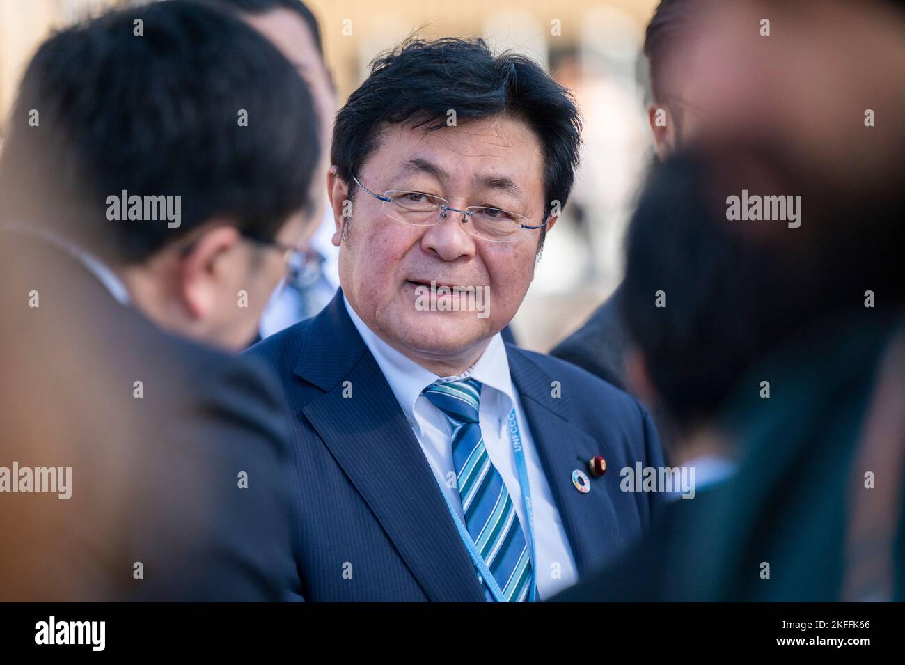 Scharm El Scheich, Egypt. 18th Nov, 2022. Akihiro Nishimura, Minister ...